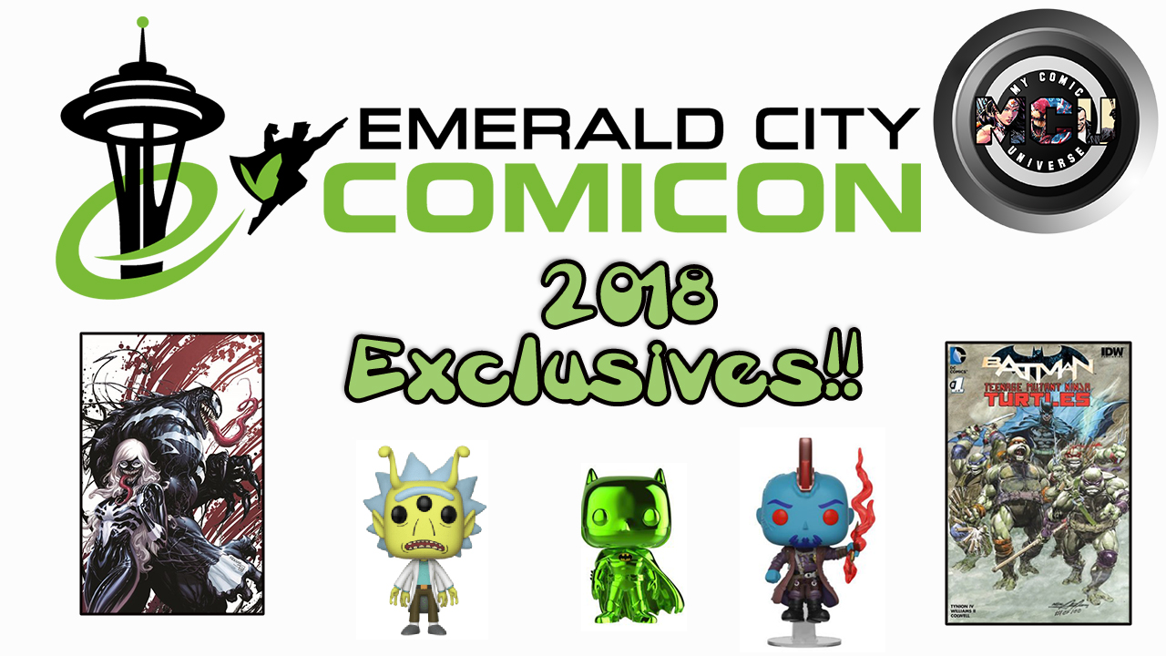 2018 Emerald City Comic Con Exclusives - Comic Books & Funko Pops - My ...